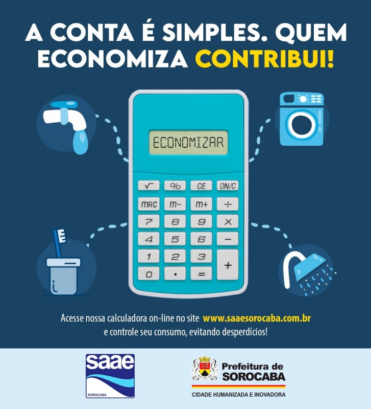 Saae Sorocaba Intensifica Campanha De Conscientização Para Economia De
